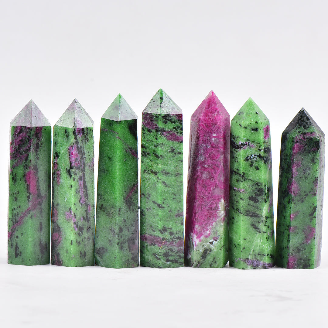 crystal tower-Ruby in zoisite tower /points for wholesale price – Crystalwholesalechina