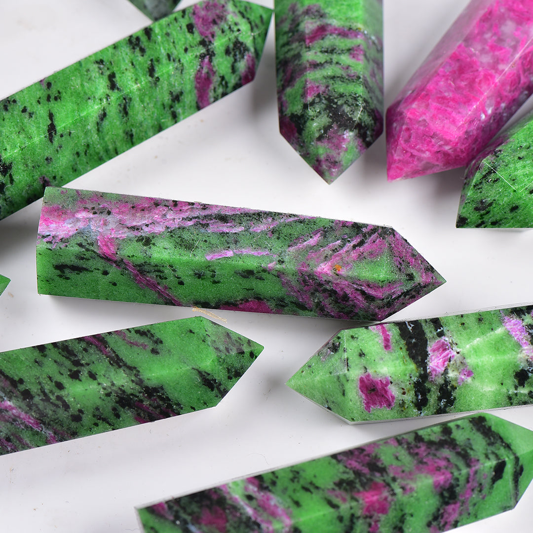 crystal tower-Ruby in zoisite tower /points for wholesale price