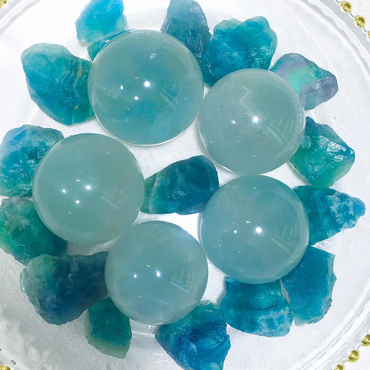 Crystal Sphere Blue Fluorite Sphere For Wholesale Price