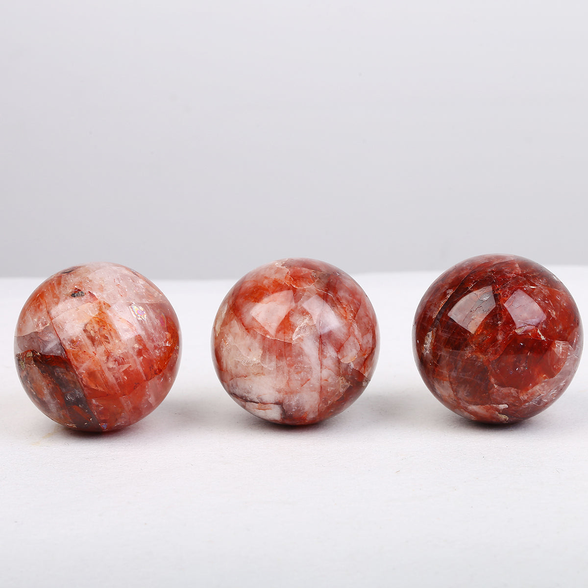 Natural Crystal sphere-High Quality Fire quartz sphere for wholesale price